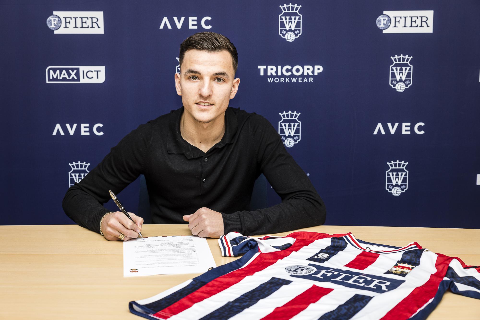 Contract Dani Mathieu opengebroken tot 2026 | Willem II